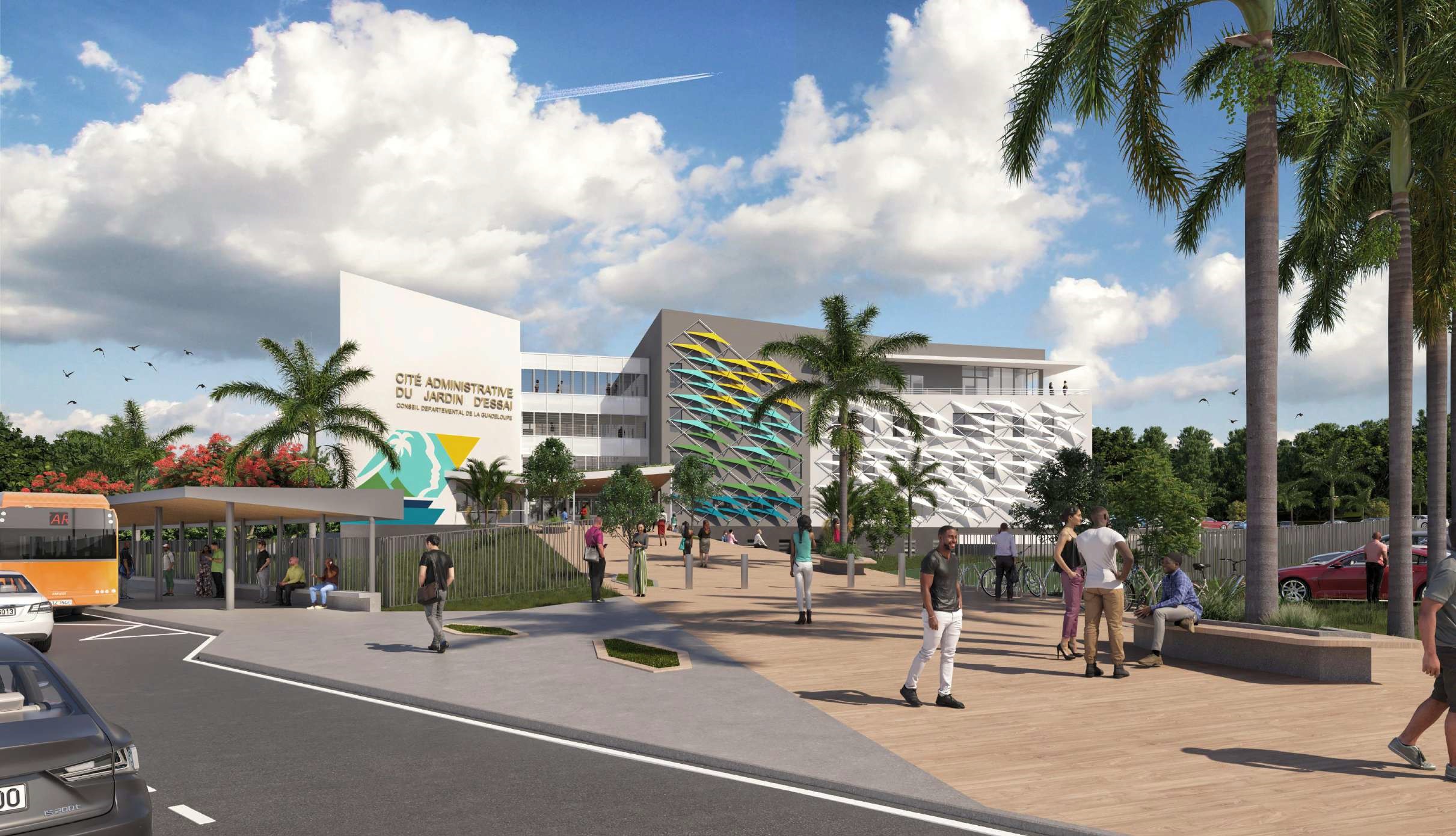 Cité Administrative du Jardin d'Essai • L2 Architectes
